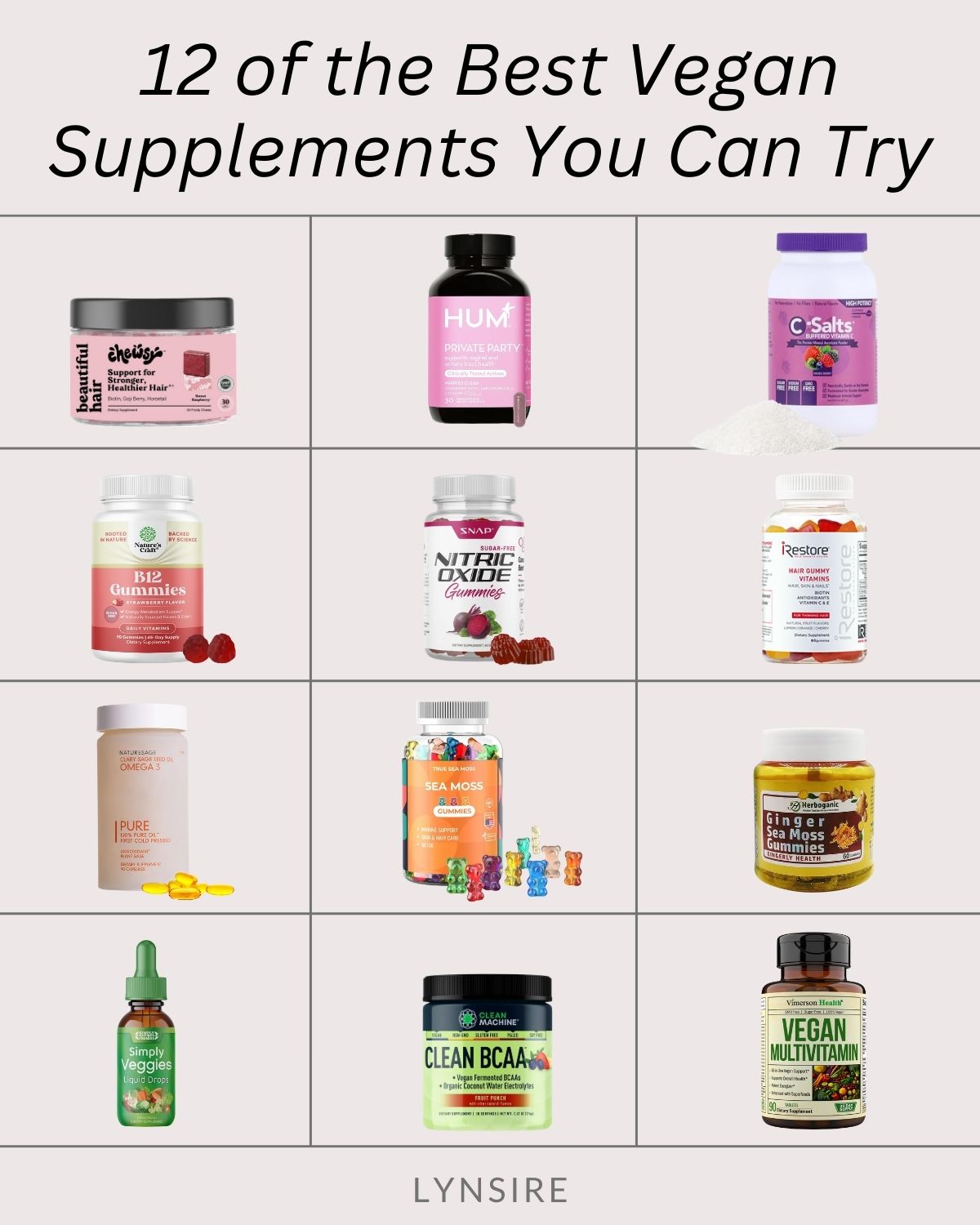 12 of the Best Vegan Supplements You Can Try - LynSire